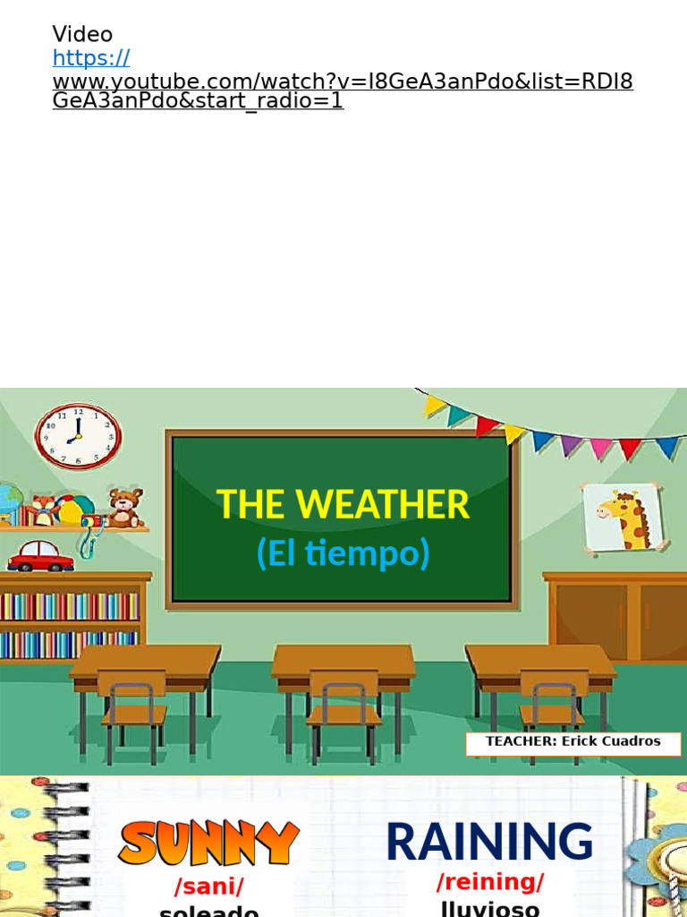 3 The Weather - Level I | PDF