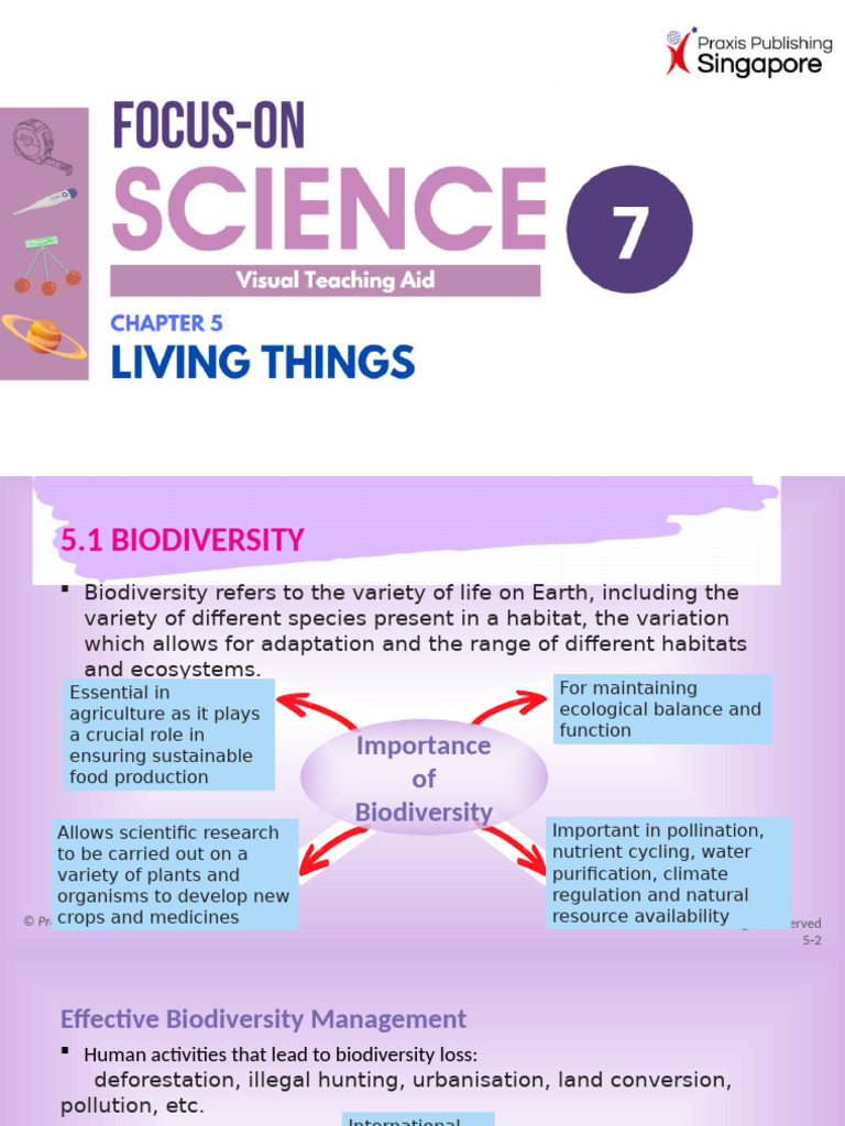 Focus-On Science Grade 7 CH 5 | PDF | Biodiversity | Plants