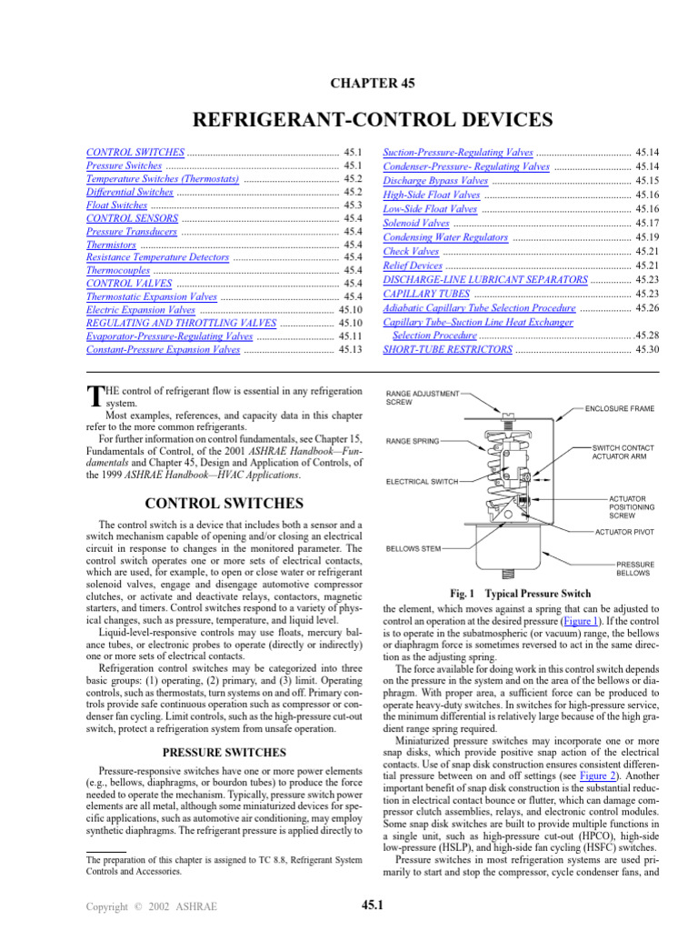 Refrigerant - Control Devices | PDF | Adsorption | Gases