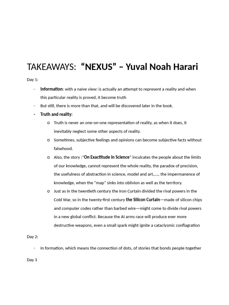 NEXUS - Yuval | PDF | Reality