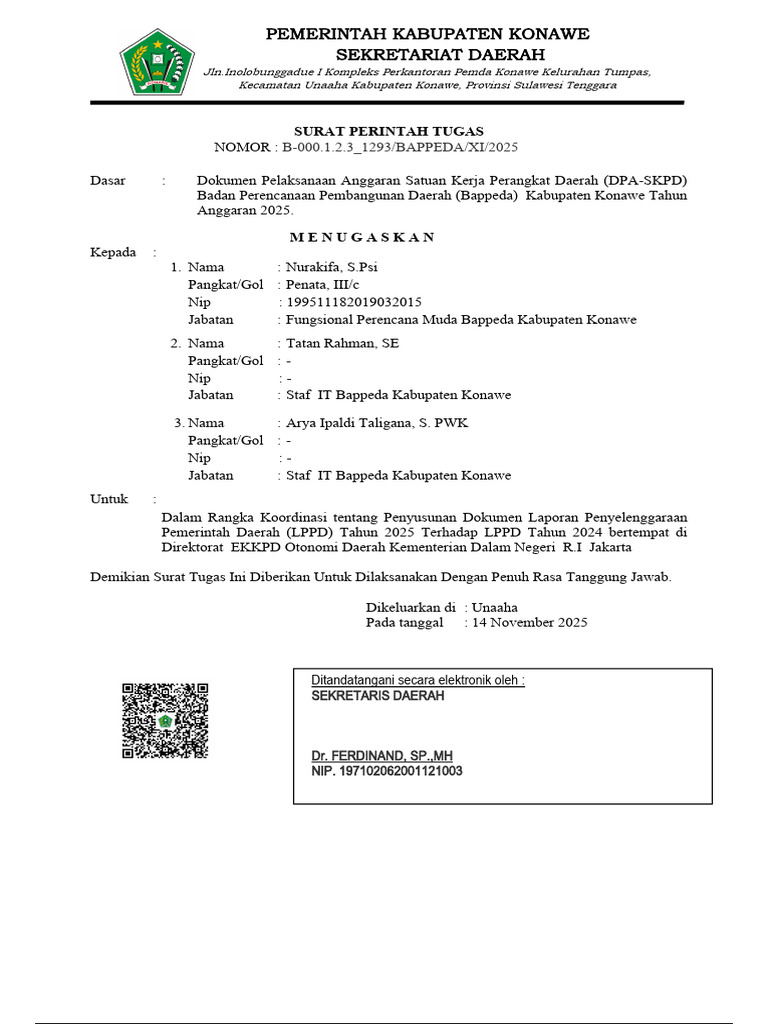 20251114104753spt, SPPD Srikandi Jakarta | PDF
