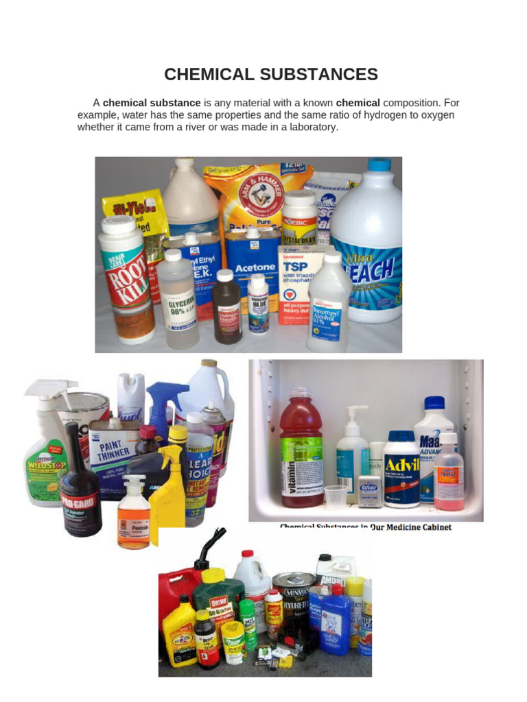 Chemical Substances | PDF