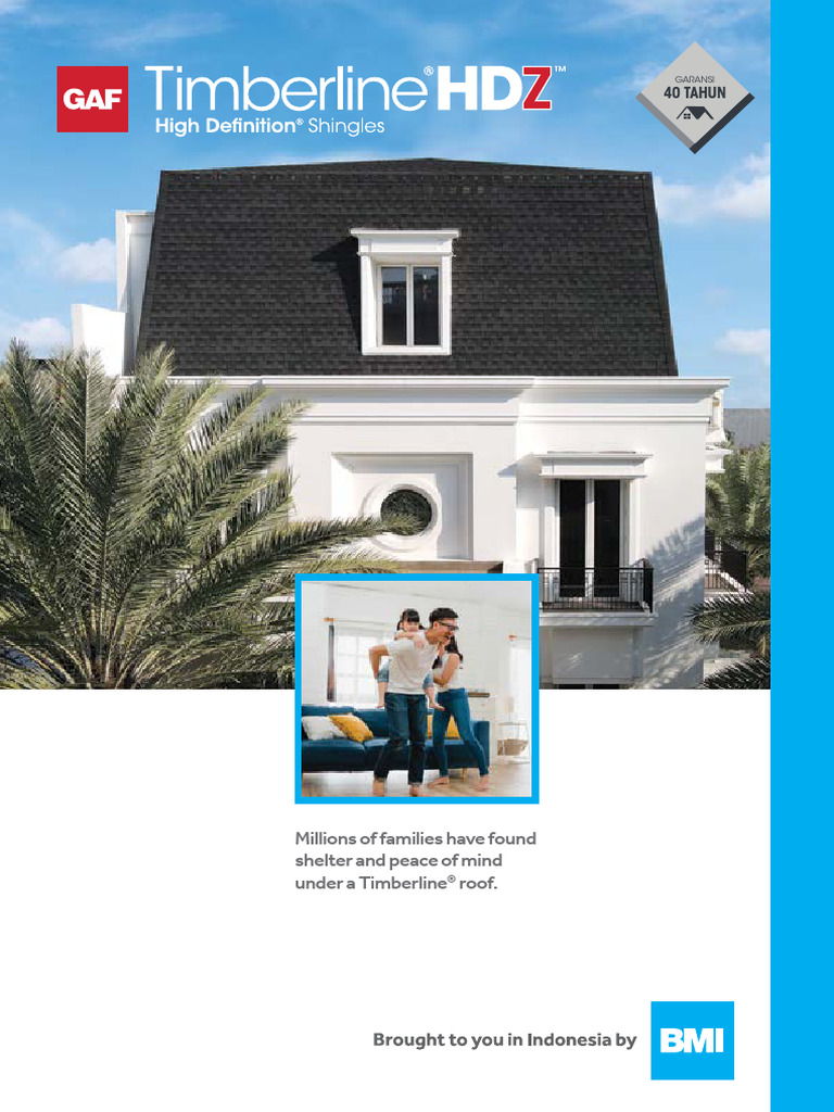 GAF Timberline Brochure Indonesia 1 | PDF | Roof | Building Engineering