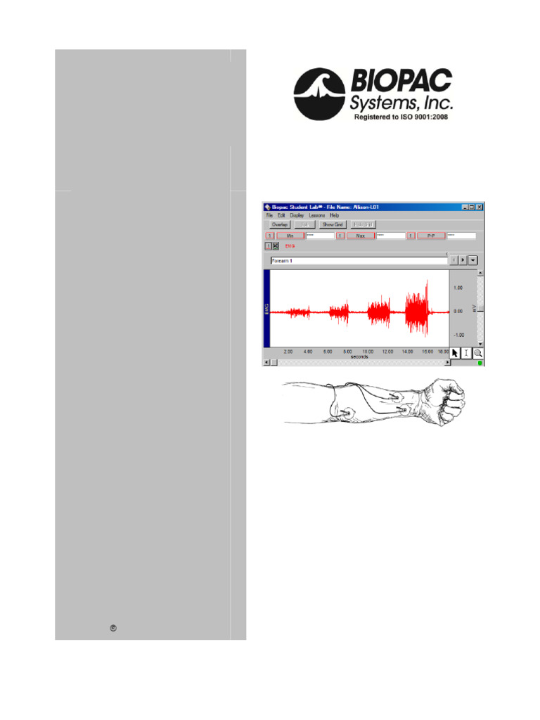 L01 Procedure | PDF | Electromyography | Experiment