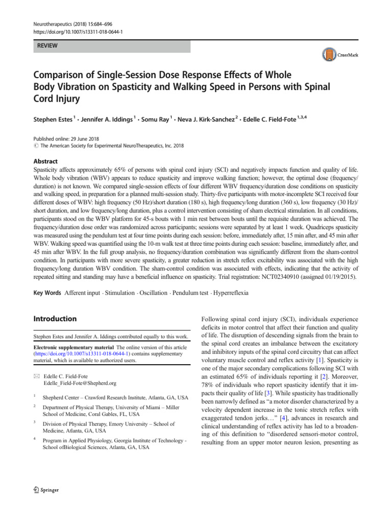 VBT 02 | PDF | Spinal Cord Injury