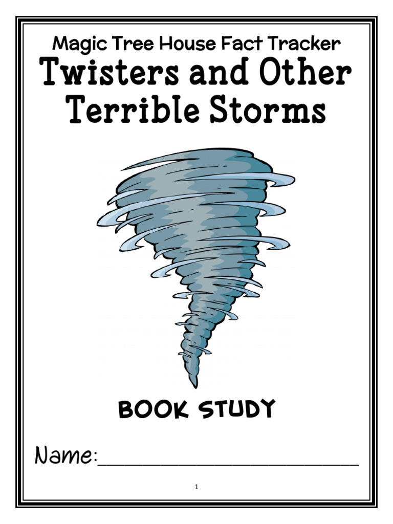 Twisters and Terrible Storms Study Guide | PDF | Tornadoes | Blizzards