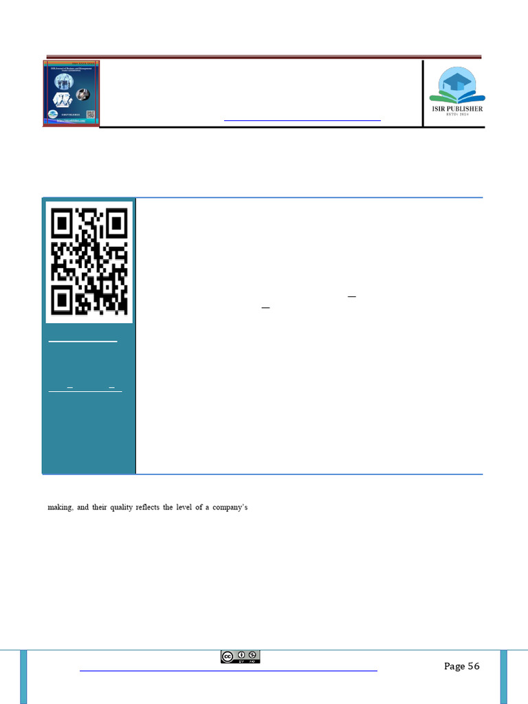 Audit Quality in the Digital Era Study | PDF | Coefficient Of ...