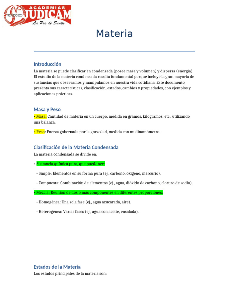 Materia Condensada Estados | PDF