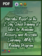 Aral Reading Program Cover Page | PDF