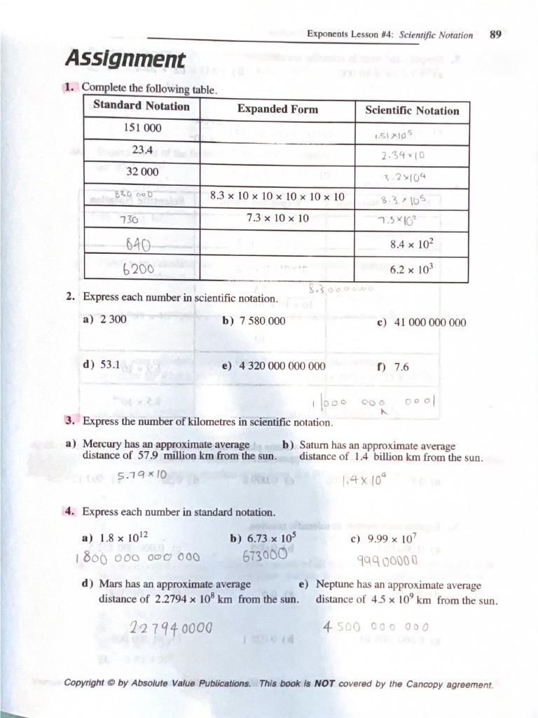 Math U2.2 Exponents | PDF
