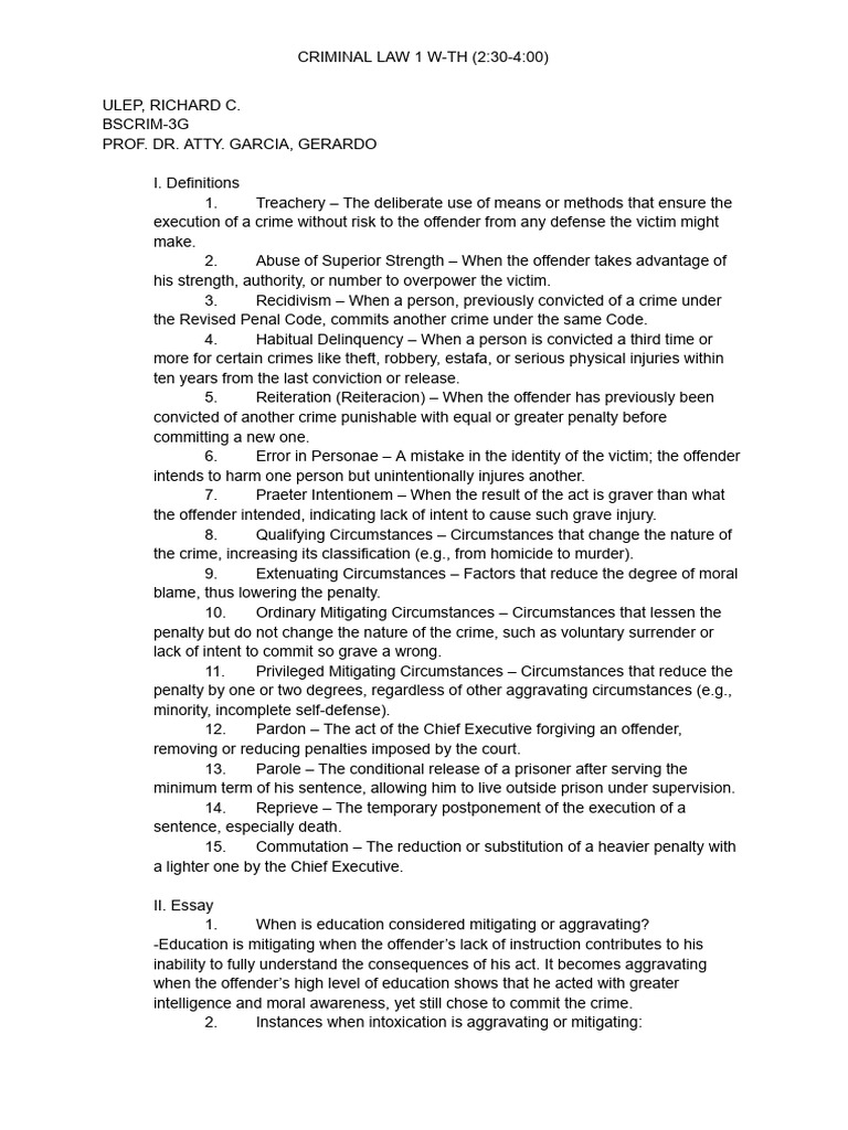 Ulep | PDF | Crimes | Crime & Violence