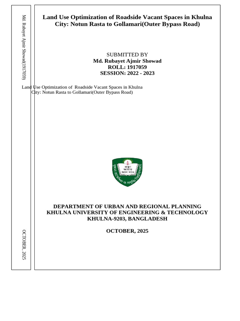 Land Use Optimization in Khulna City | PDF | Geographic Information ...