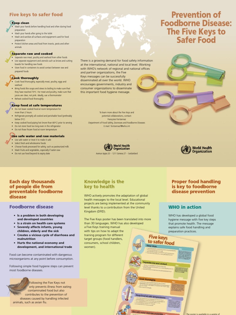 Prevention of Foodborne Disease: The Five Keys to Safer Food ...