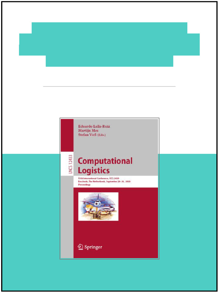 Computational Logistics 11th International Conference ICCL 2020 ...