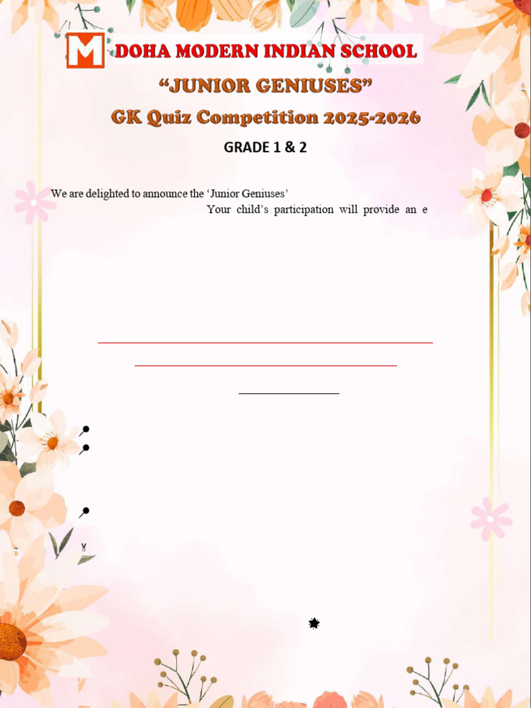 GK Quiz Competition Compressed 17112025 152046 | PDF
