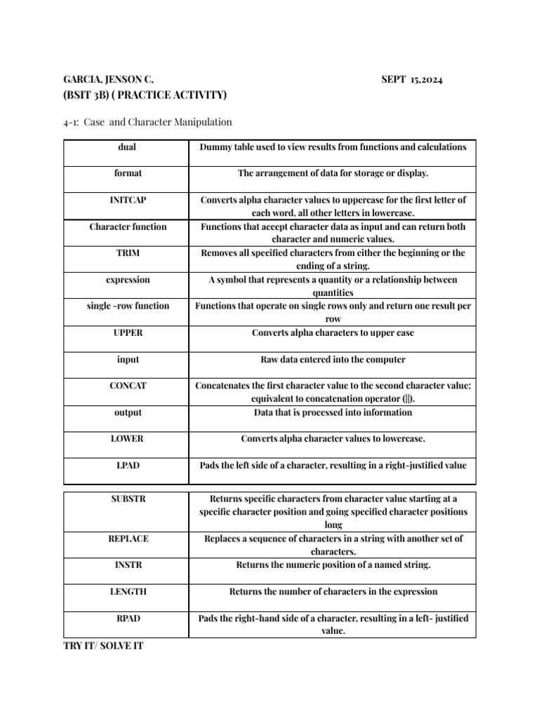 Practice Activity Module 4 (4-1, 4-2, 4-3) | PDF | String (Computer ...