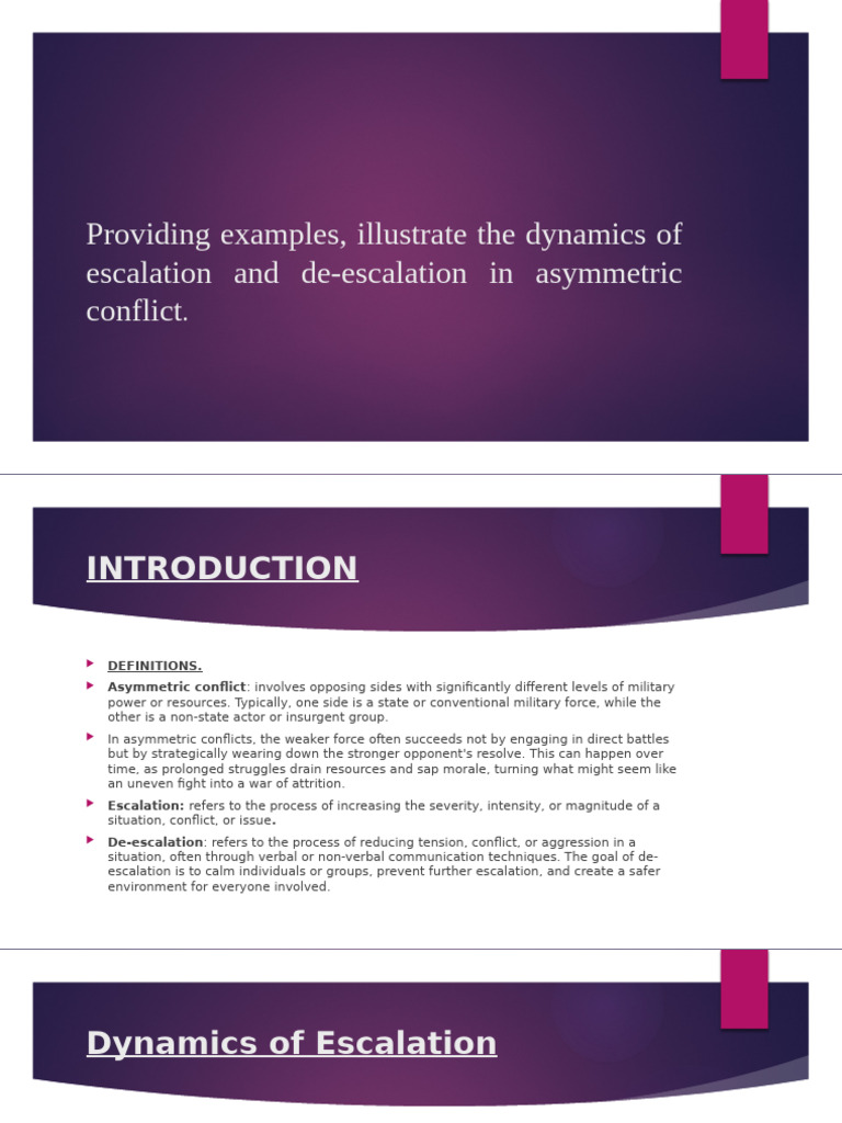 Dynamics of Asymmetric Conflict Escalation | PDF | Palestinian Rocket ...
