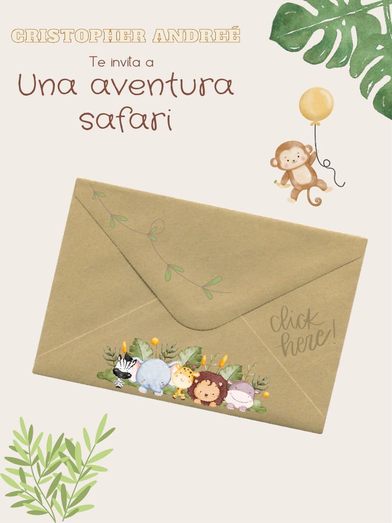 El Safari de Cristopher | PDF