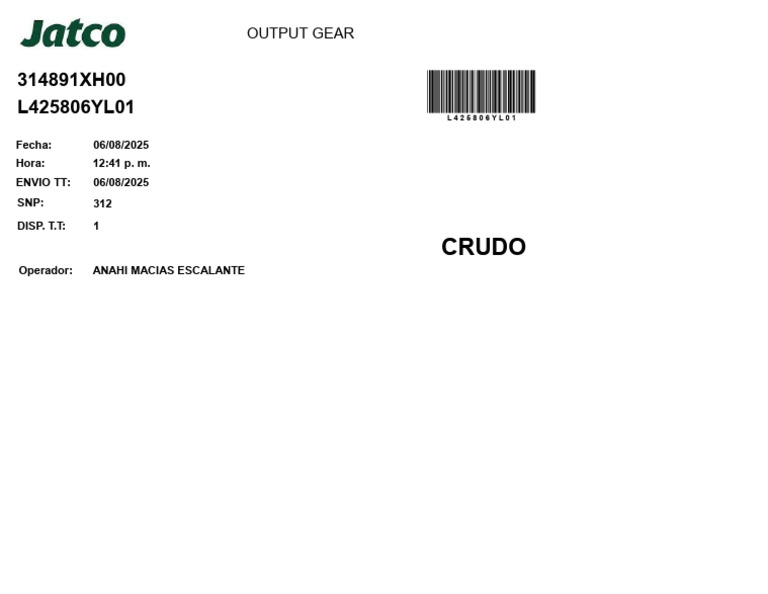 Crudo | PDF
