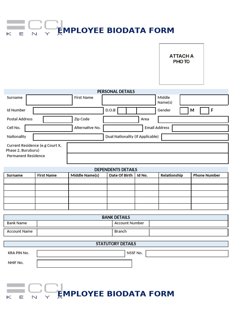 Bio Data & Nomination Cci 1 | PDF | Justice | Crime & Violence