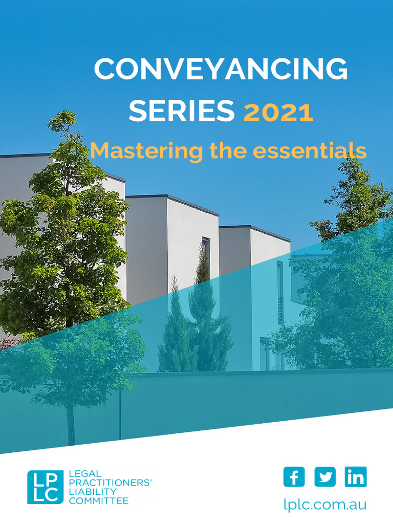 Conveyancing Title Issues Work Booklet | PDF | Conveyancing | Covenant (Law)