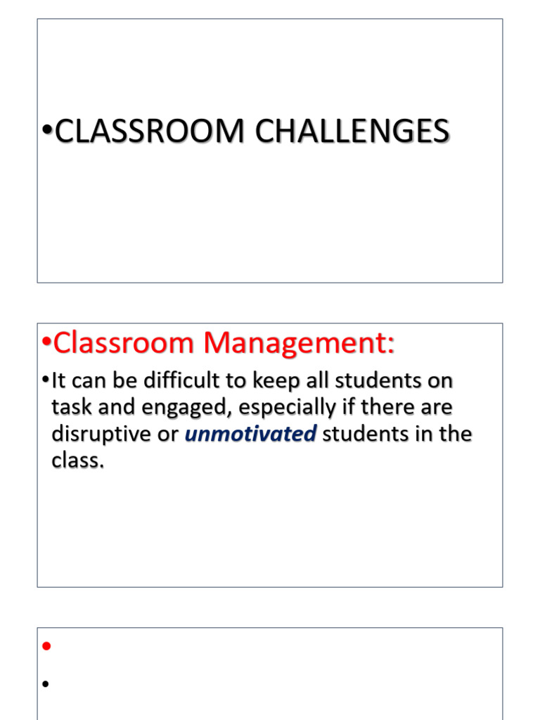 Class Room Chalenges 21st ..Skills | PDF