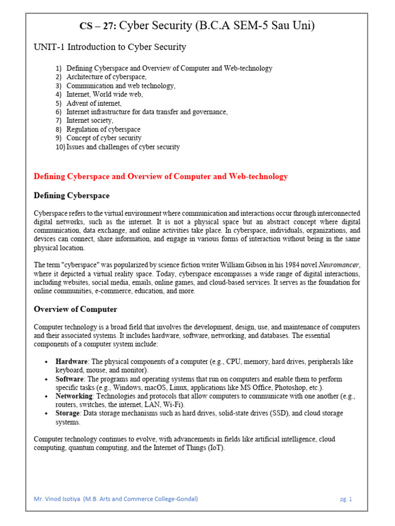 Cyber Security Topics For Students | PDF | World Wide Web | Internet & Web