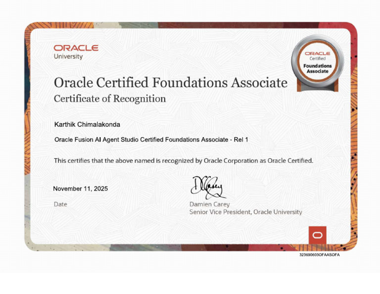 Oracle AI Agent Studio | PDF