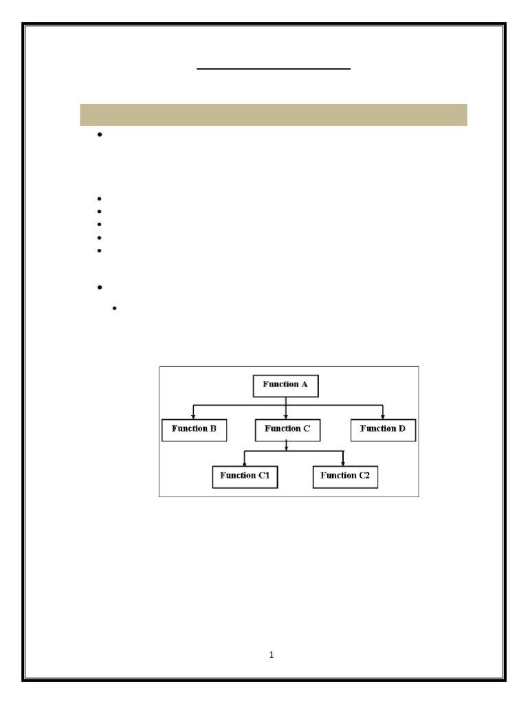 Unit 3 - Function | PDF | Parameter (Computer Programming) | Scope (Computer Science)