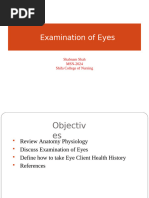 OSCE Eye Examination Checklist | PDF