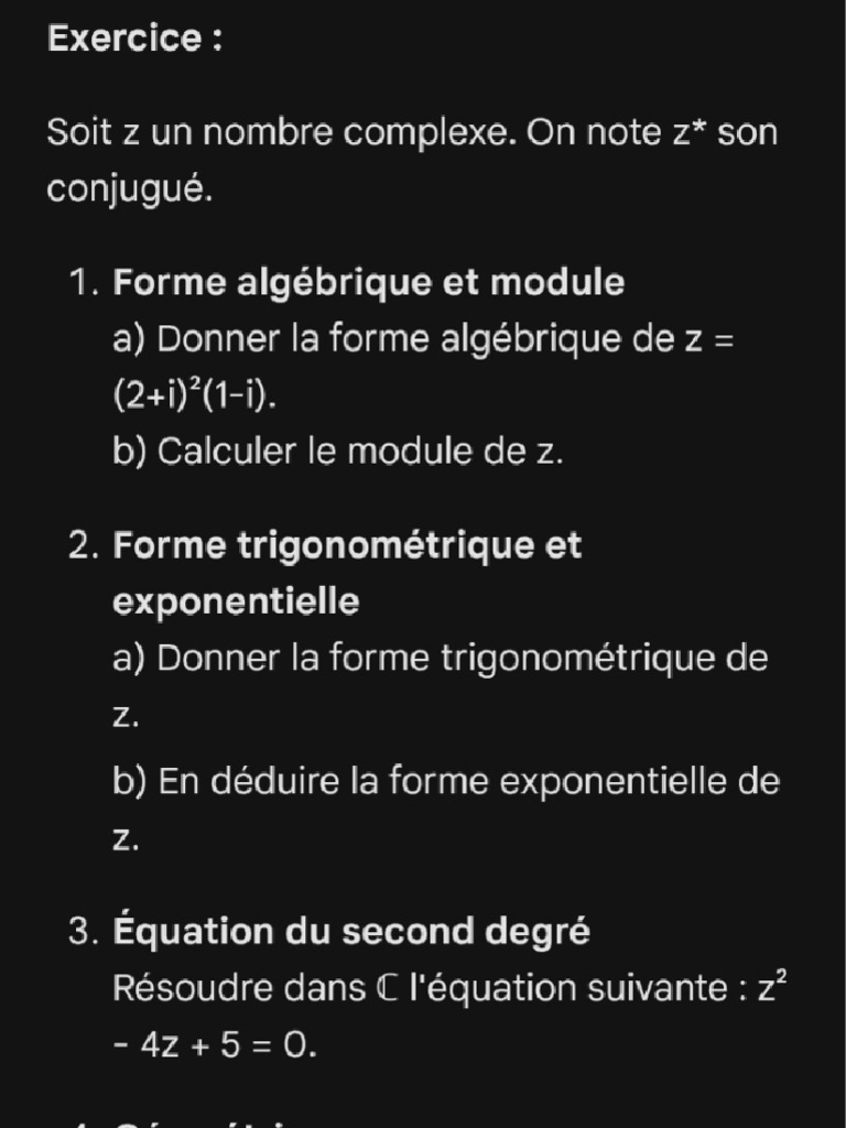 PDF - Exercices de Maths Types Examen | PDF