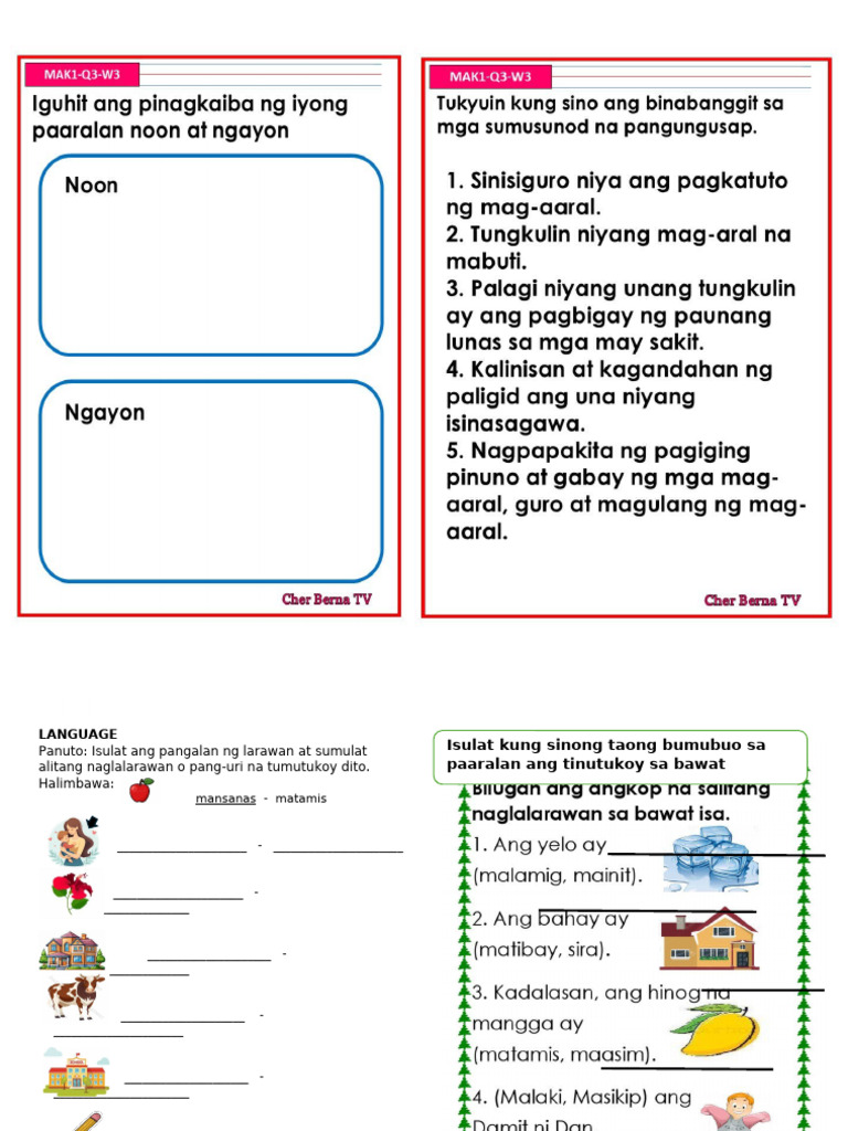 q3 Wk3 Worksheet | PDF