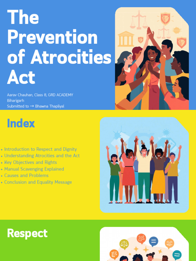 Presentation - The Prevention of Atrocities Act | PDF