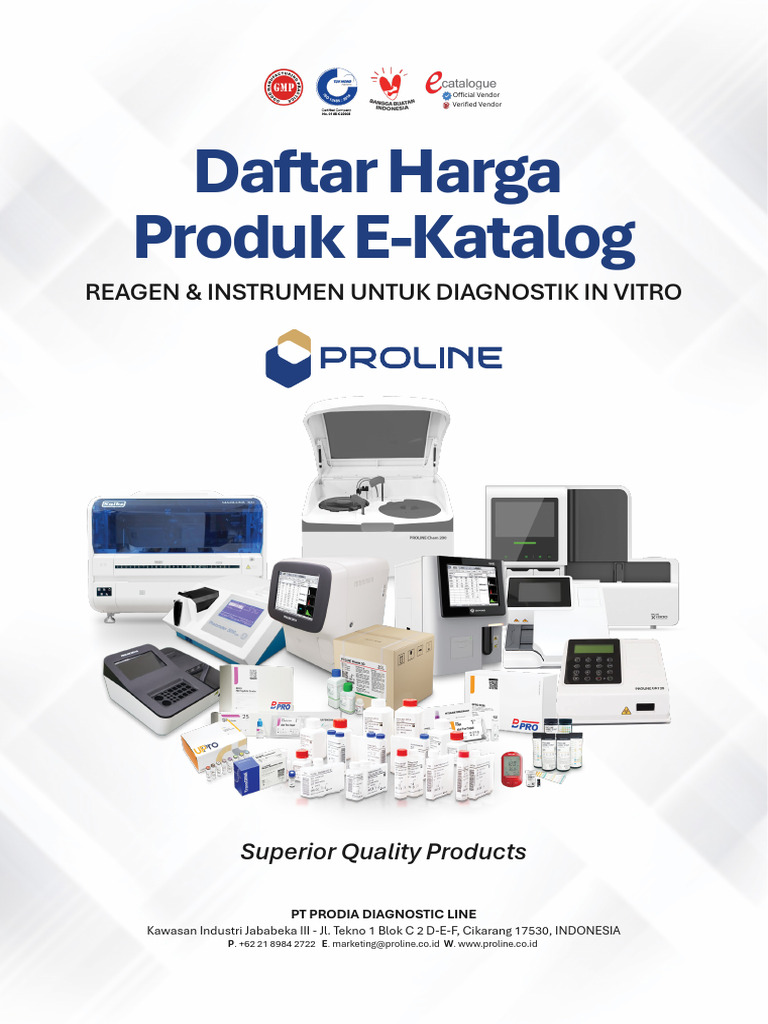 Daftar Harga Reagen IVD PROLINE | PDF