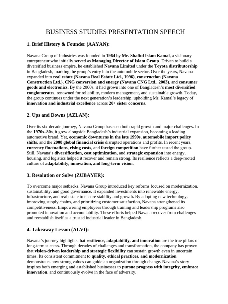 Business Study | PDF | Innovation | Sustainability