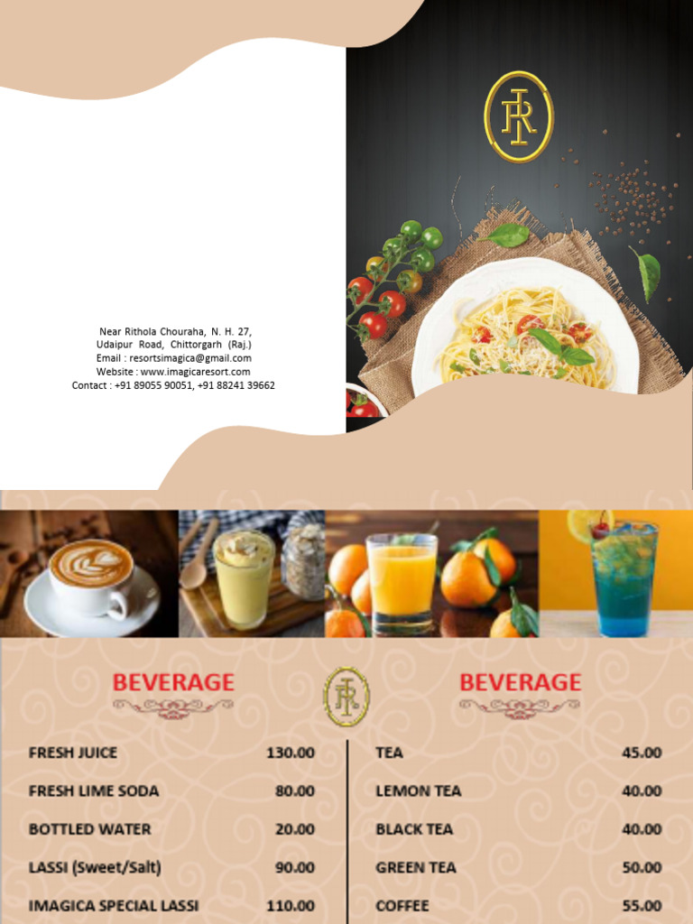 Imagica Resort - Menu | PDF | Indian Cuisine | Curry
