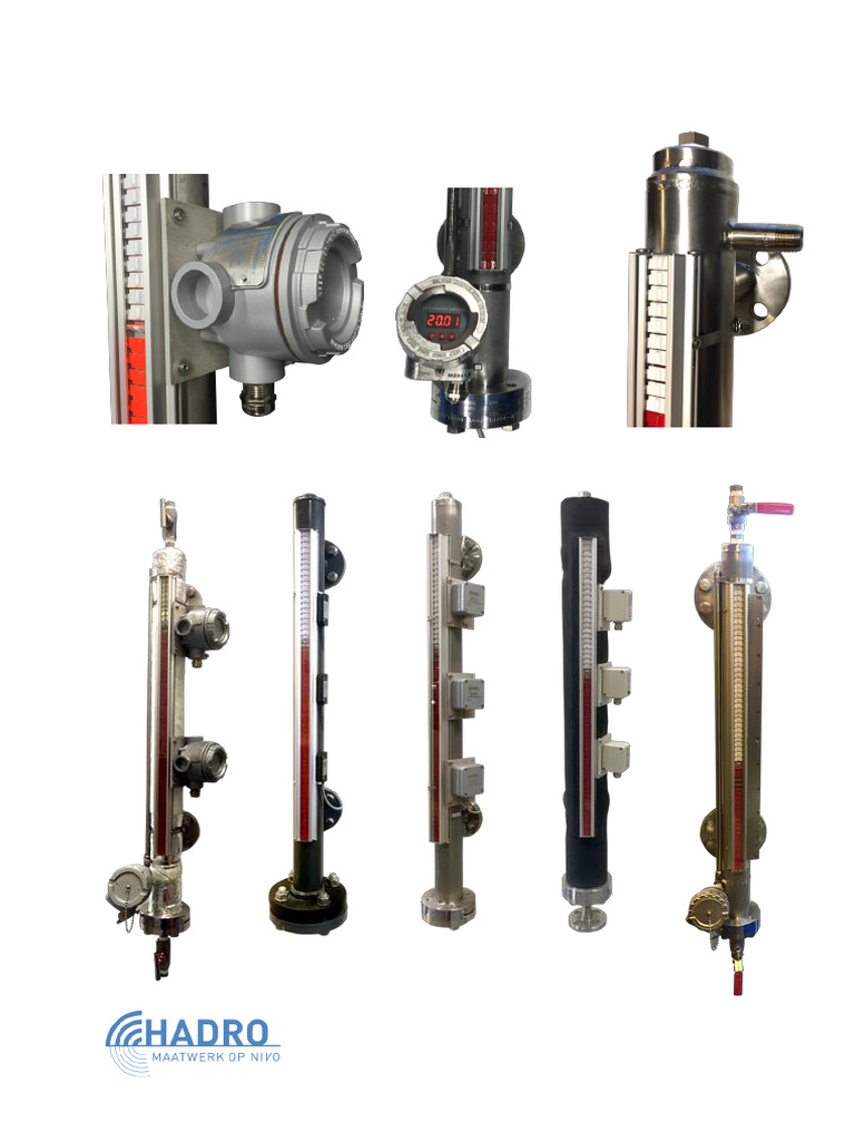 Hadro Magnetic Level Gauge | PDF | Pipe (Fluid Conveyance) | Switch
