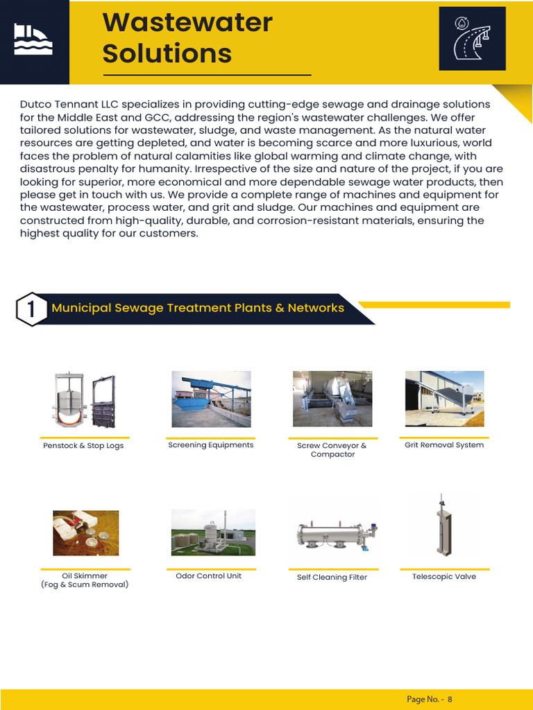 Advanced Wastewater Solutions GCC | PDF