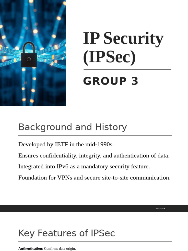 Ipsec G3 | PDF | Virtual Private Network | Internet Standards