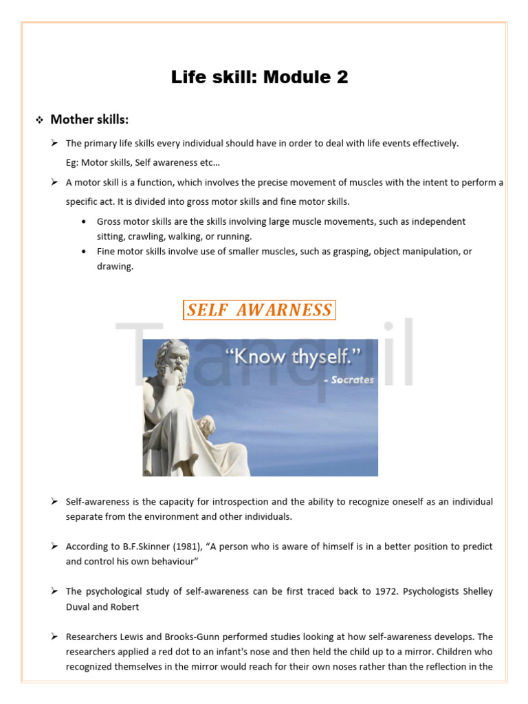 Life Skill Module - II | PDF | Communication | Nonverbal Communication