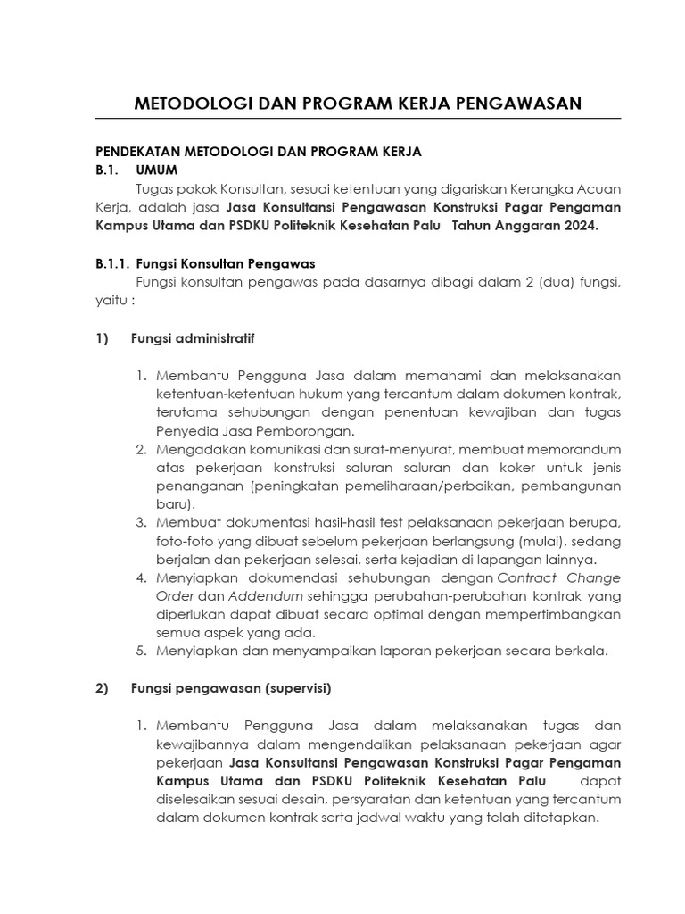 02 - Metodologi Pengawasan Pagar | PDF