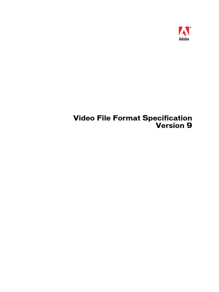 Adobe FLV Video File Format Spec v9 | PDF | File Format | Data Type