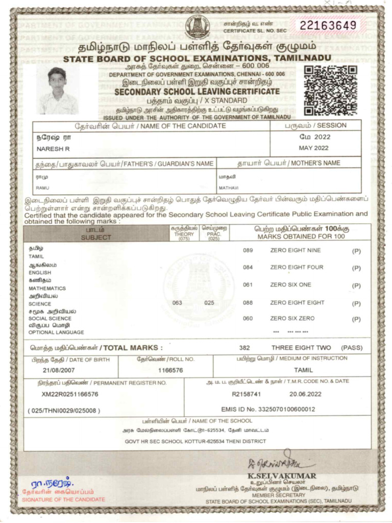 SSLC | PDF