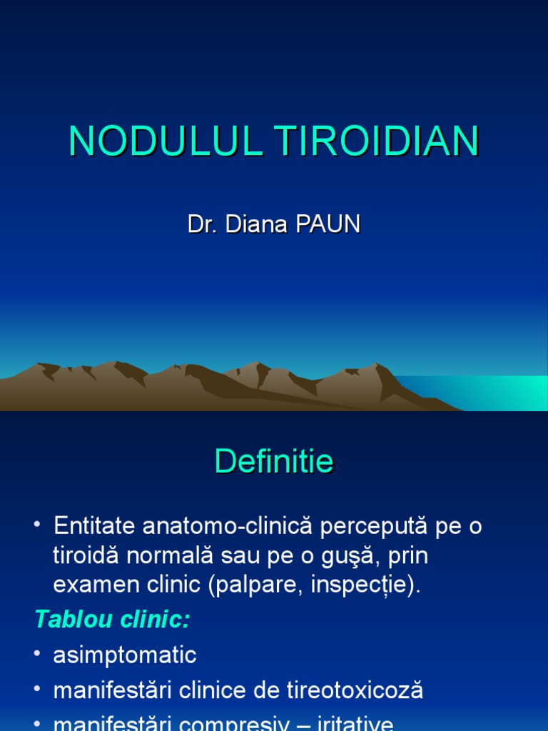 Cancerul Tiroidian | PDF