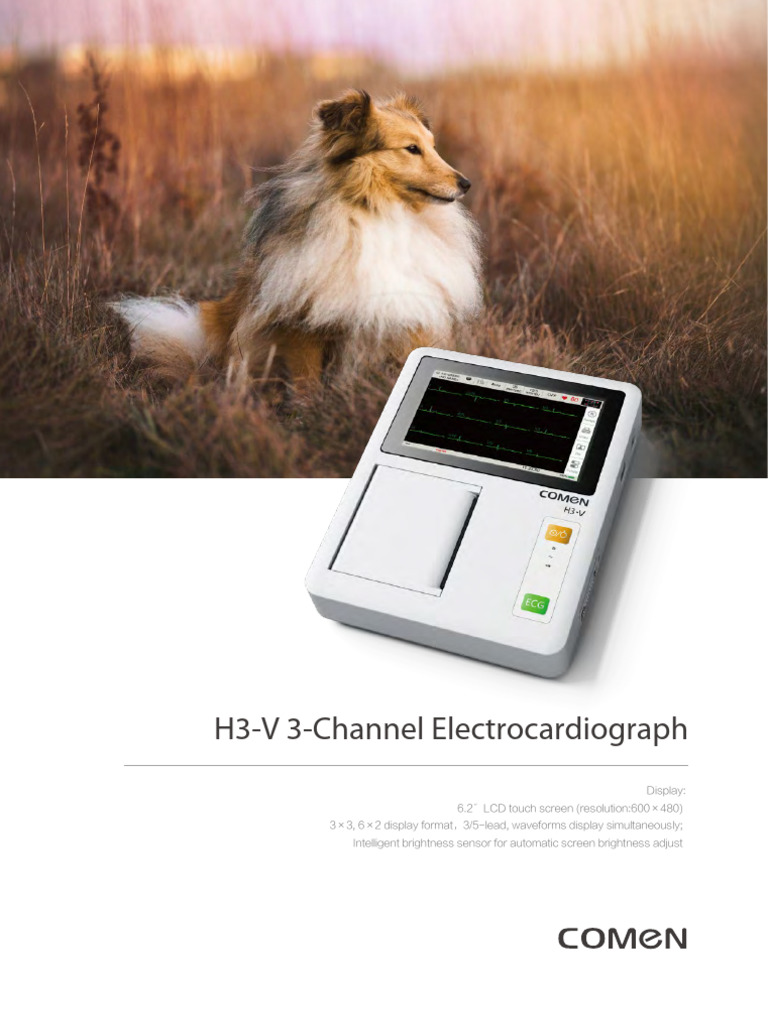 H3-V 3-Channel ECG Machine Features | PDF | Electrocardiography | Computing