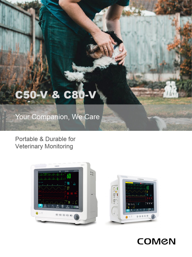 C50-V & C80-V COMEN Veterinary Monitoring V1.0 | PDF
