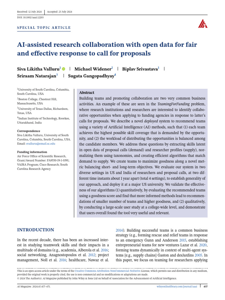 AI-Assisted Research Collaboration With Open Data For Fair and ...