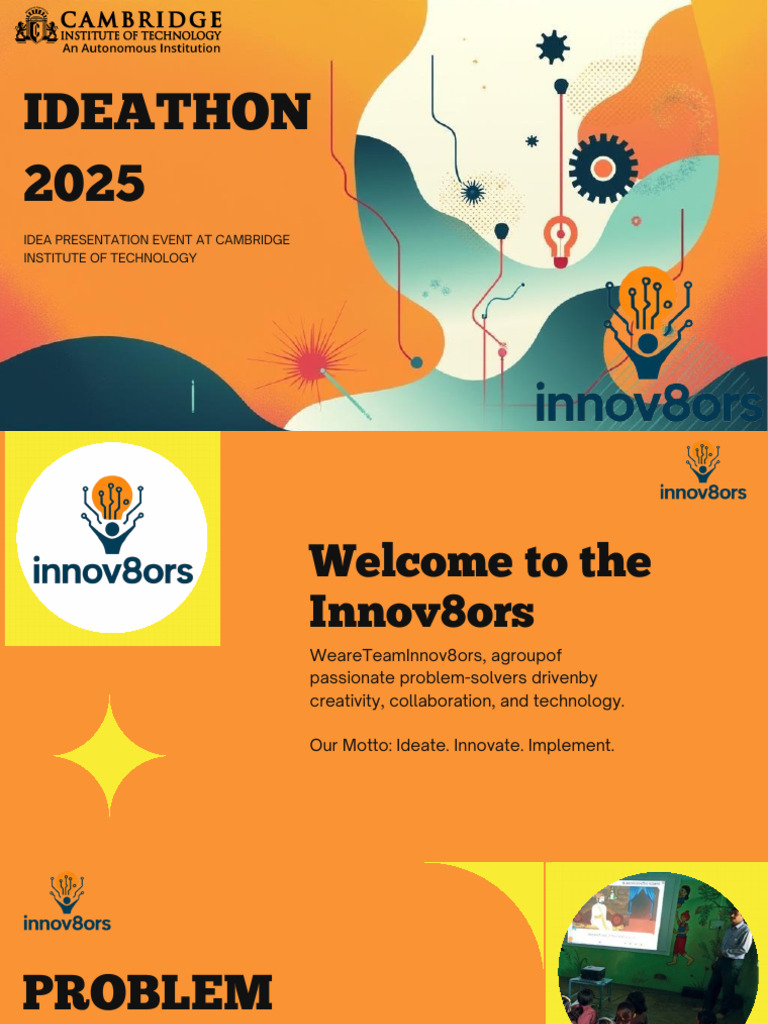 Presentation - Ideathon Innovation Unleashed | PDF | Educational Technology