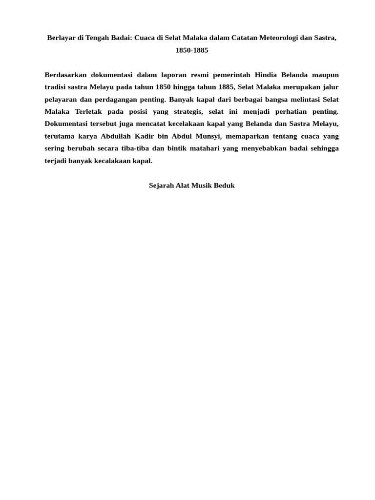 Berlayar Di Tengah Badai | PDF