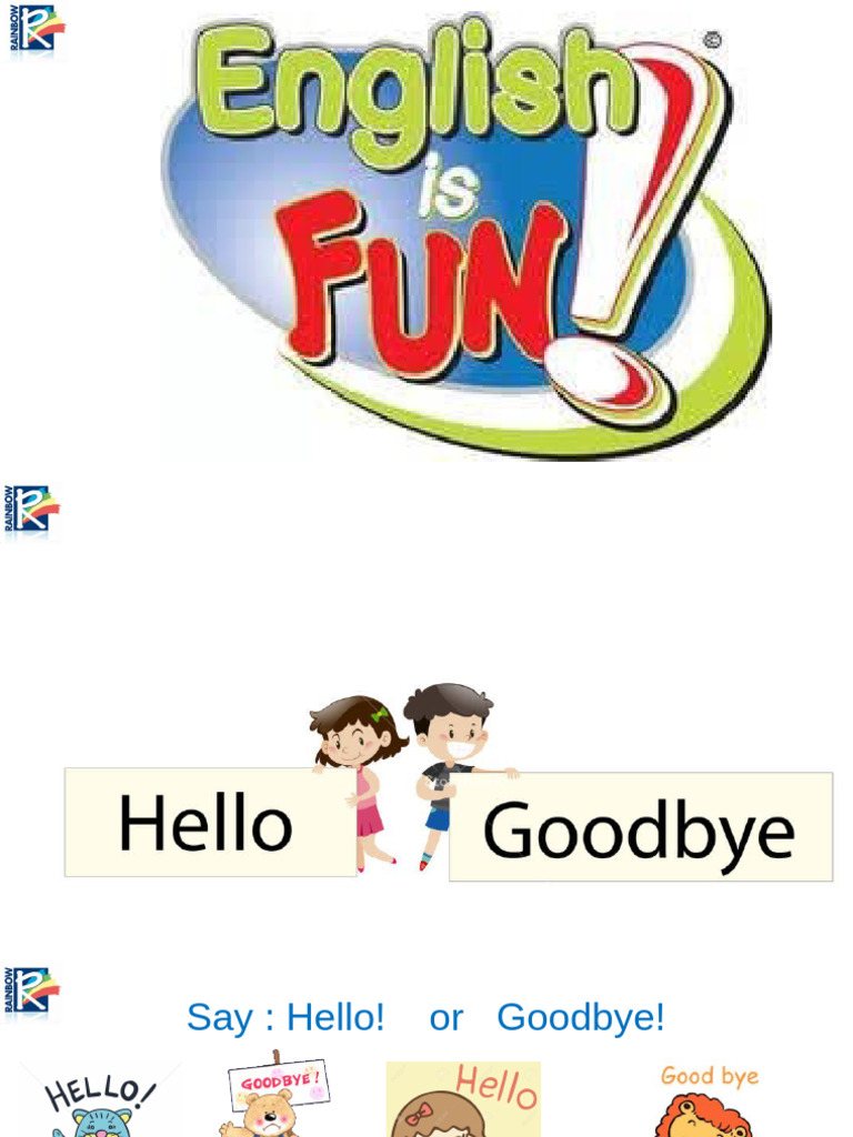 English Is Fun For First Lesson | PDF